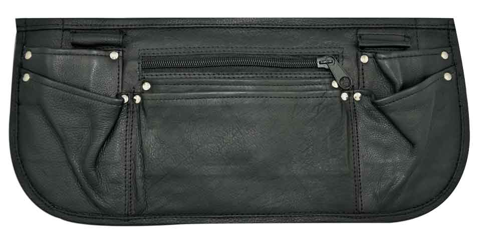 WAITER LEATHER APRON BLACK